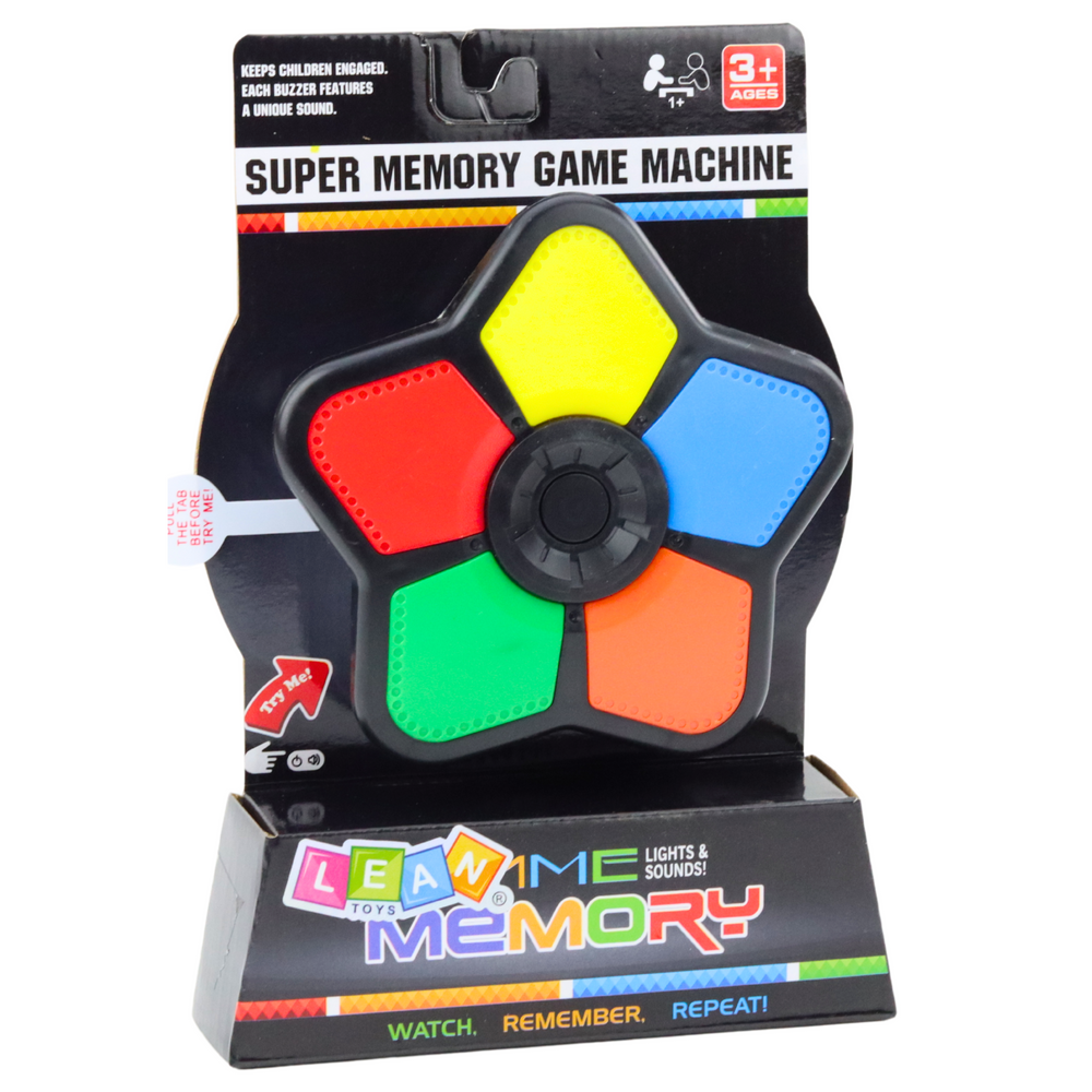 Lean Toys Elektroninis loginis žaidimas Atminties arkados Star Lights ...