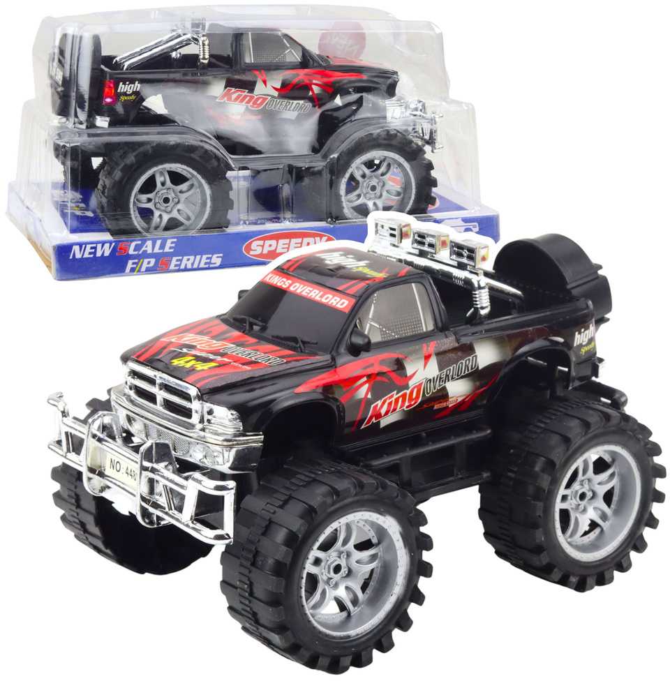 Lean Toys Visureigis žaislinis automobilis su galiniais varomaisiais ...