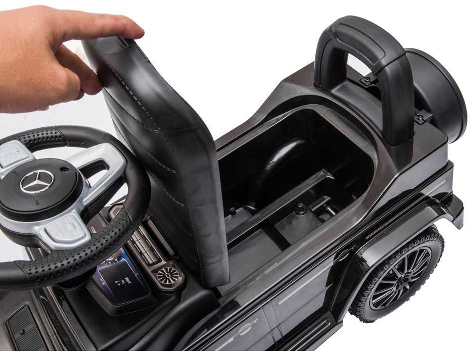 Lean Toys Mercedes G-Class 652 Juodas Variklio garso signalas, modelis ...