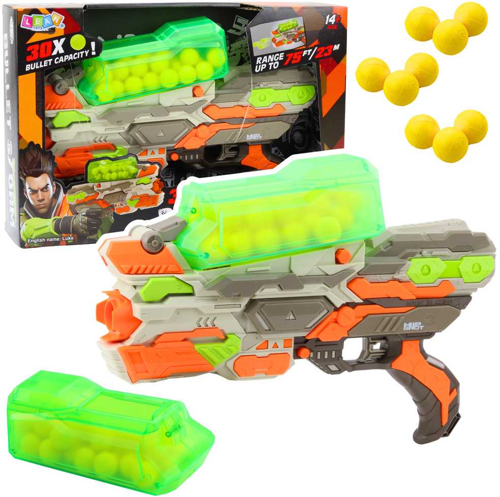 Lean Toys Bullet Storm putų kamuoliukų pistoletas 23m, modelis - 23208 ...