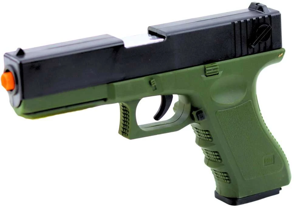 Lean Toys Žaislinis pistoletas WARFARE su putplasčio šoviniais, žalias ...
