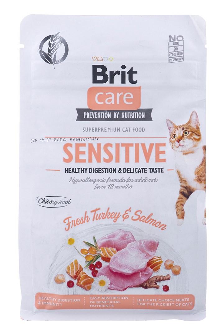 Brit Care Cat GF Sensitive Healthy Digestion&Delicate Taste (Fresh ...