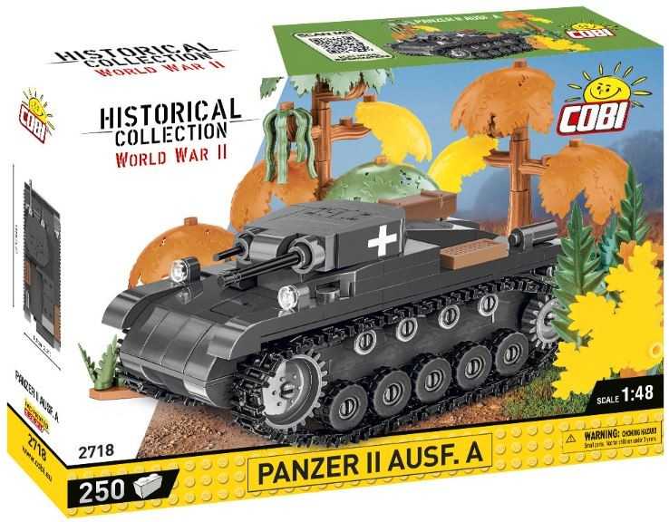 Cobi Antrojo pasaulinio karo tanko modelis Panzer II Ausf. A, žalias ...