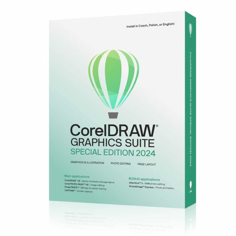 CorelDRAW Graphics Suite Special Edition 2024 PL BOX, modelis ...