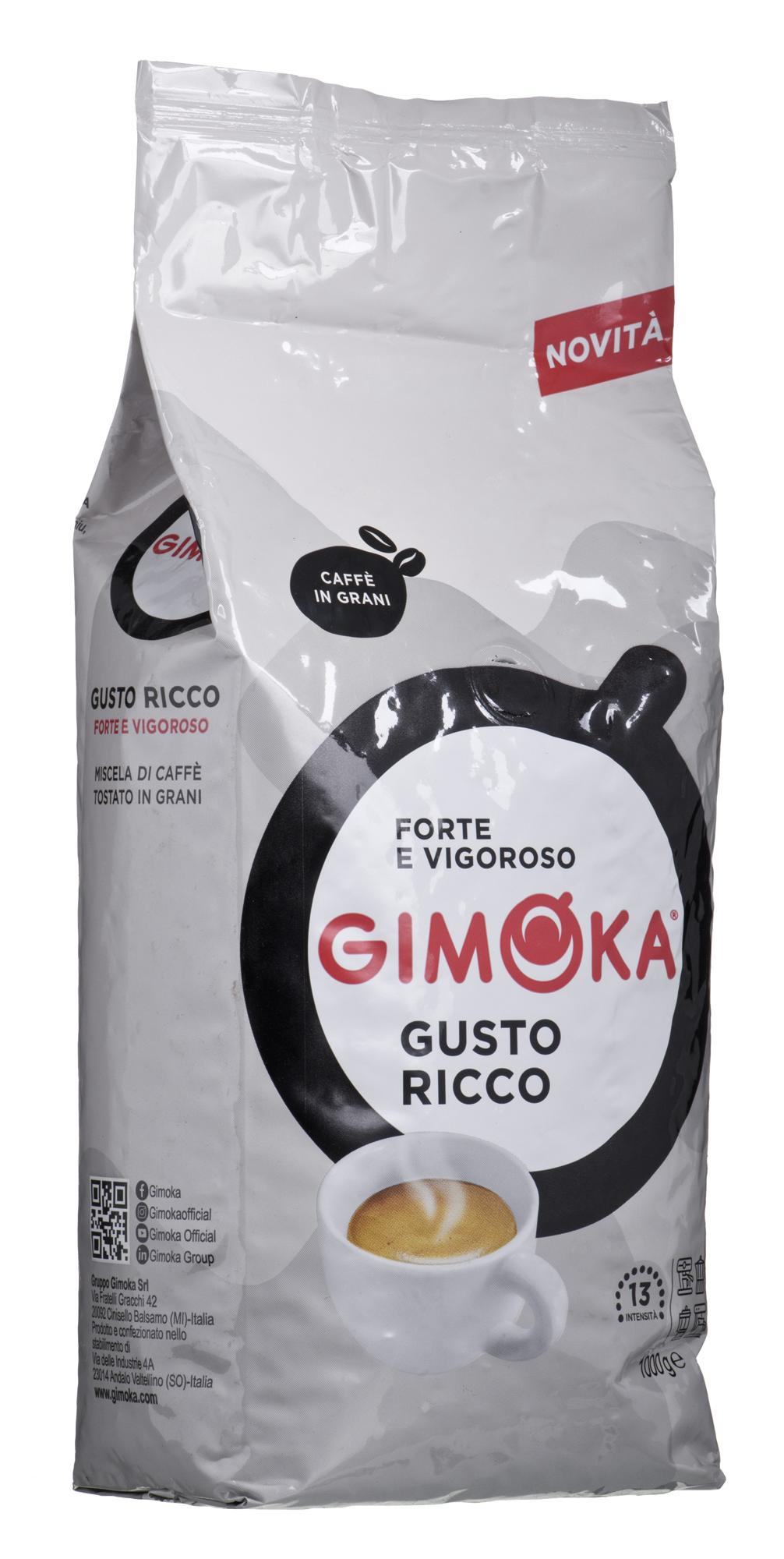 Javų kava Gimoka Gusto Rico Bianco 1kg, modelis - LAV-100, žema kaina ...