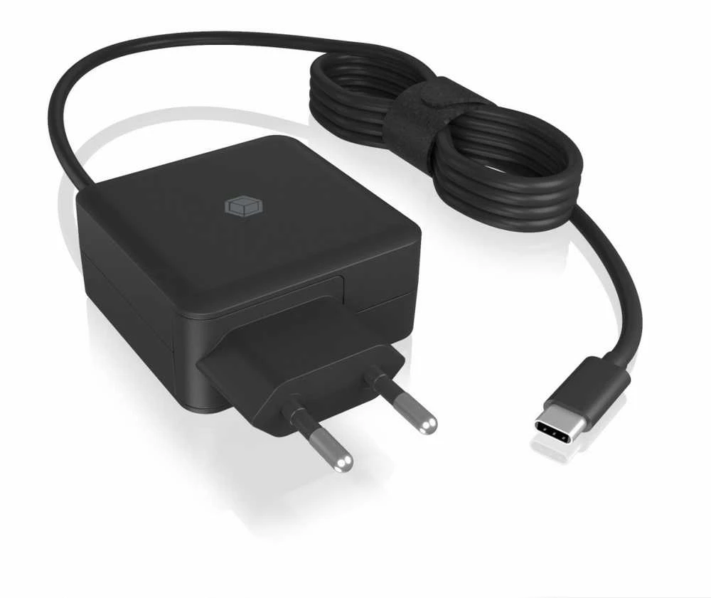 Icy Box Įkroviklis ib-ps111-pd 65 watt, type-c , kabelis 150cm, modelis ...