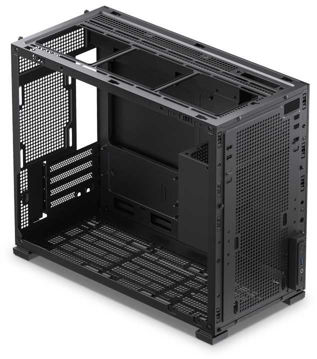 Computer Case JONSBO D31 MESH SCREEN Juodas, modelis - D31 MESH BLACK ...