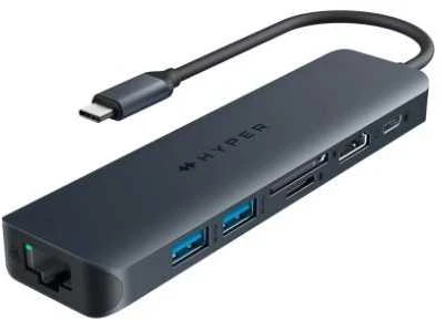 Hiper | „HyperDrive EcoSmart Gen.2“ universalus USB-C 7-in-1 šakotuvas ...