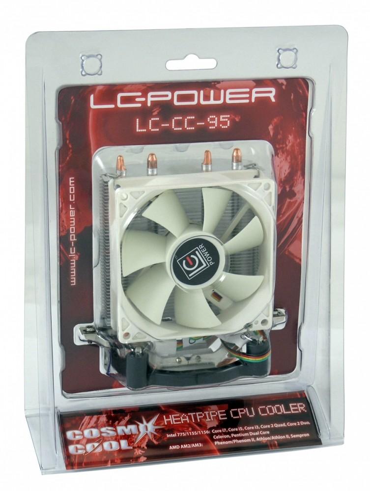 LC Power CPU VENTILIATORIAUS LC-CC-95 INTEL SOC. 775 1155 1159 AMD ...