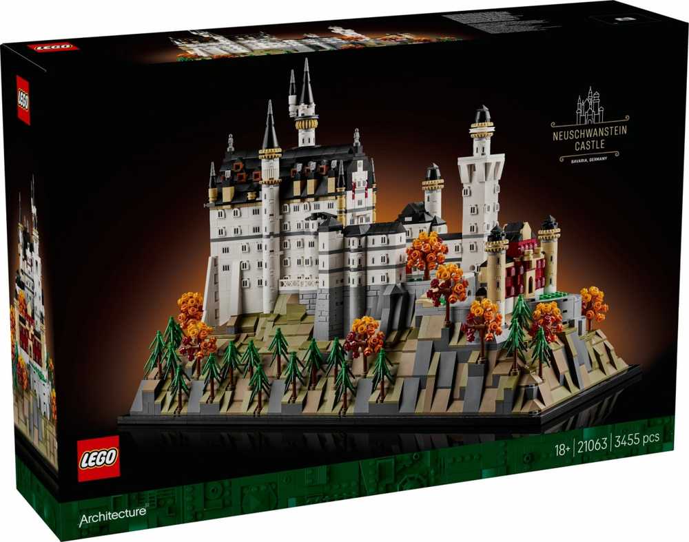 LEGO® Klocki architecture zamek neuschwanstein 21063, modelis - 21063 ...