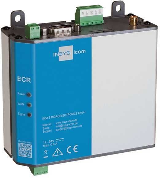 Šakotuvas Insys Icom Insys ECR-EW300 1.0 / WI-FI / LAN-TO-LAN-ROUTER ...