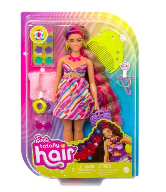 Mattel Barbie Totaly Hair lėlė banguotais plaukais, modelis - HCM89 ...