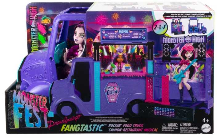 Mattel Igrus Monster High koncertinis maisto sunkvežimis HXH83, modelis ...