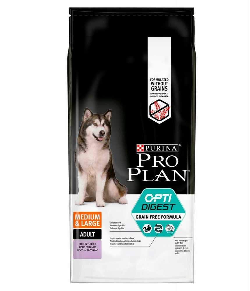 Purina Nestle pro plan medium&large adult optidigest su indykiem ...