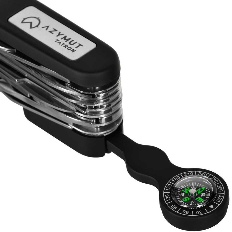 Kišeninis peilis AZYMUT Tatron - 25 įrankiai + maišelis diržui ...