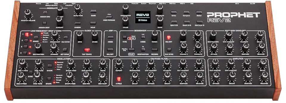 Sequential Prophet Rev2 Desktop 16 balsų, modelis - SEQ DSI-1816, žema ...