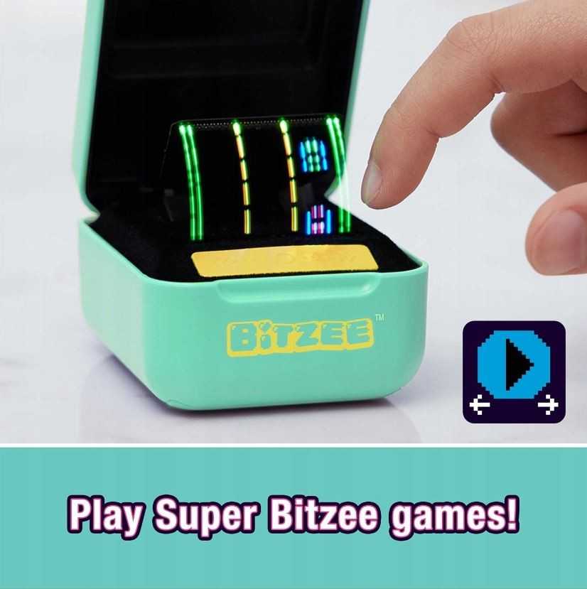 NAUJIENA 2024! BITZEE Interaktyvus skaitmeninis gyvūnėlis (mėtų spalvos), modelis - 6071269 ...