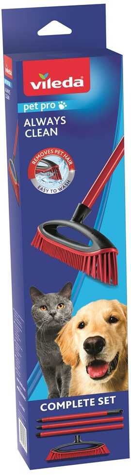 Vileda Pet Pro Always clean Grindų valymo šluota, modelis - 174000 ...