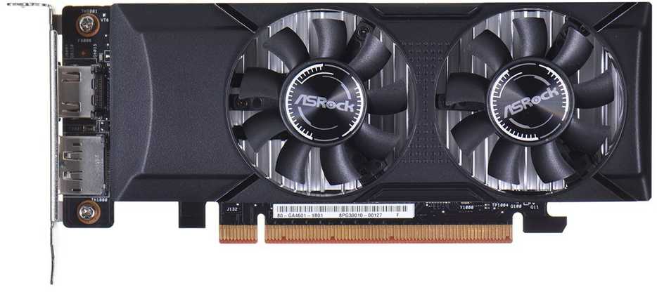 Asrock Arc A380 žemo profilio 6 GB vaizdo plokštė, modelis - A380 LP 6G ...
