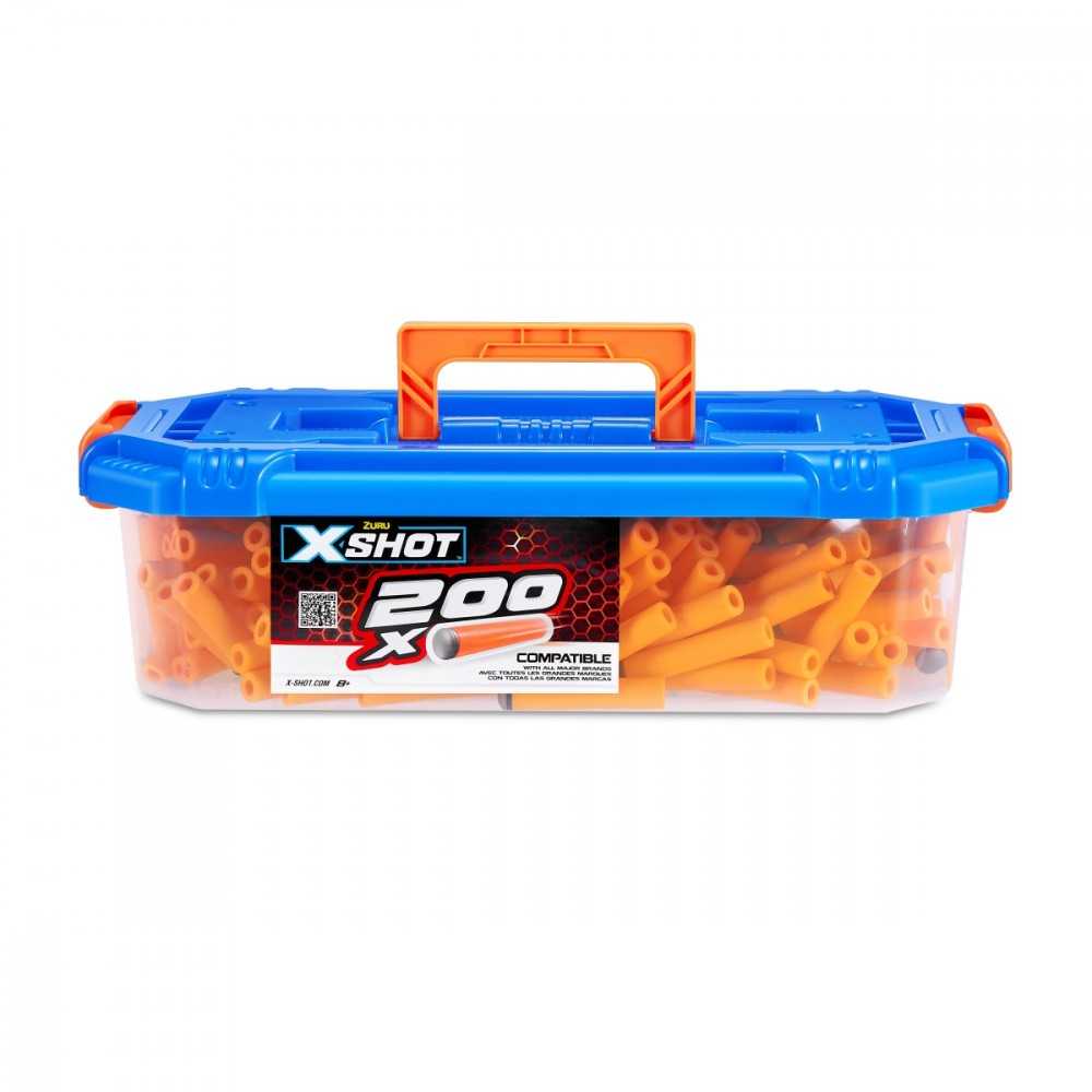 Zuru XShot „Excel“ šovinių dėžutė 200 smiginio rinkinys, modelis ...