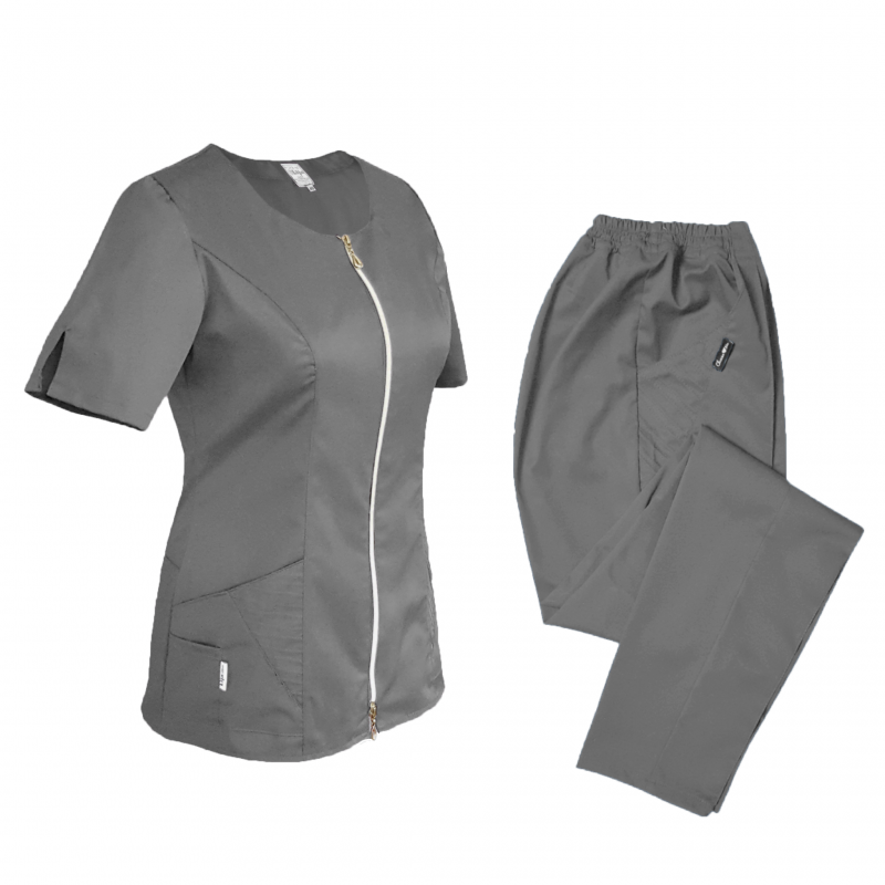 Lija Rubai Medicinis kostiumas su elastanu, švarkelis ir kelnės, A-4E ...