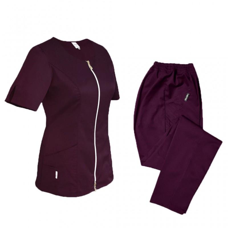 Lija Rubai Medicinis kostiumas su elastanu, švarkelis ir kelnės, A-4E ...