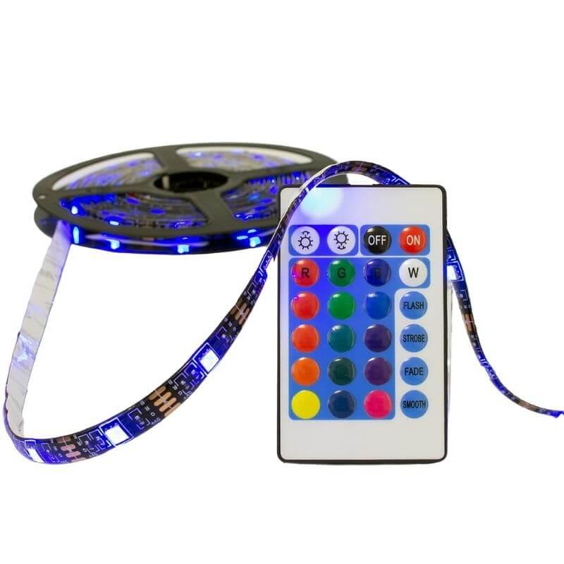 White Shark Helios, RGB LED juosta su distanciniu valdymu, 5m, modelis ...