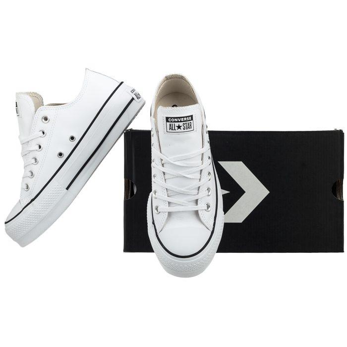 Converse CT All Star Lift Clean OX Baltas / Juodas 561680C (CO355-a ...