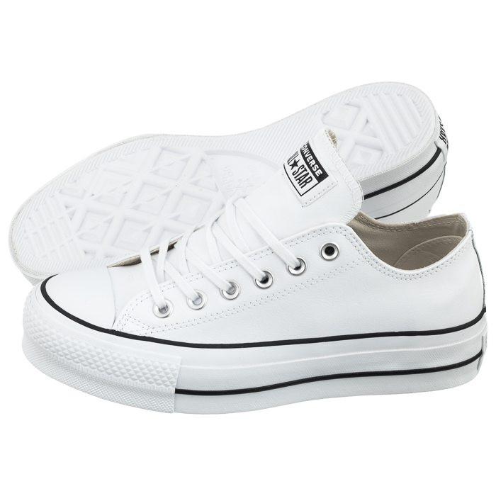Converse CT All Star Lift Clean OX Baltas / Juodas 561680C (CO355-a ...