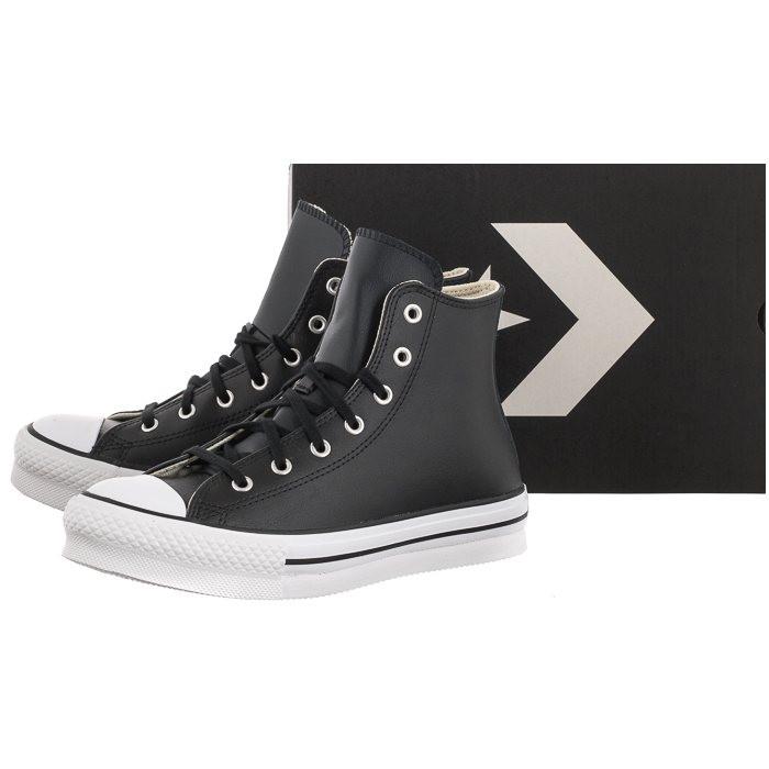Converse CTAS Eva Lift Hi Juodas / Natural Ivory / Baltas A02485C ...
