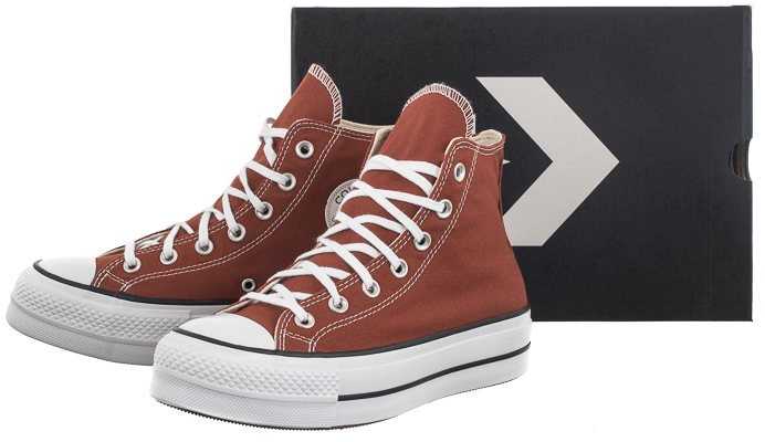 Converse CTAS Lift Hi Ritual Raudona / Baltas / Juodas A06896C (CO626-b ...