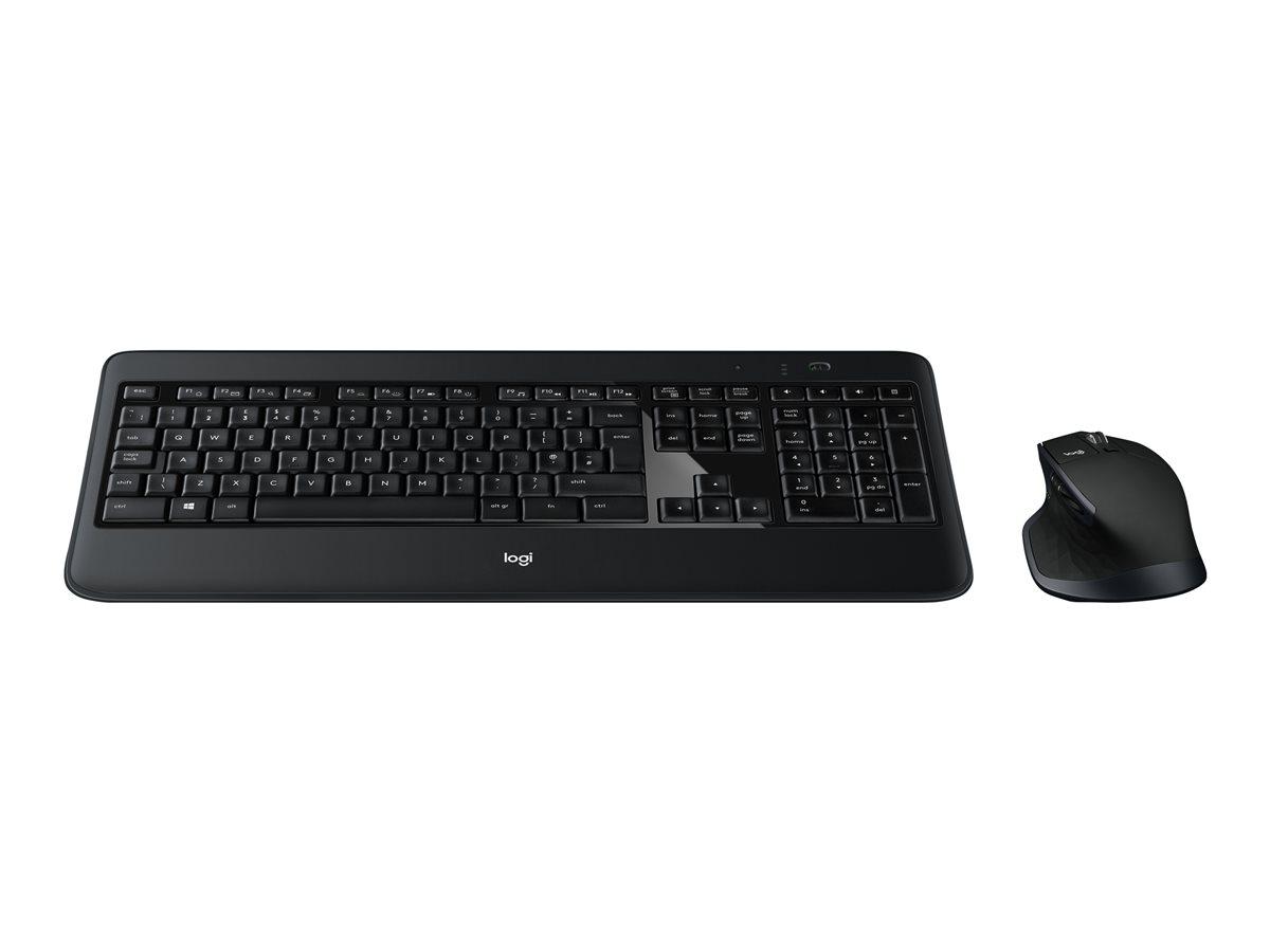 Belaidė klaviatūra Logitech MX900 Performance, su pele, su pašvietimu ...