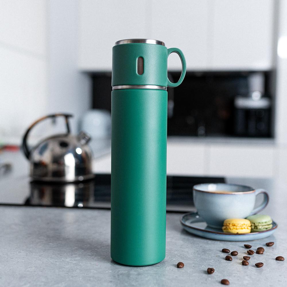 TERMOSAS SU PUODELIU, 580ML / Žalias, žema kaina | Varle.lt