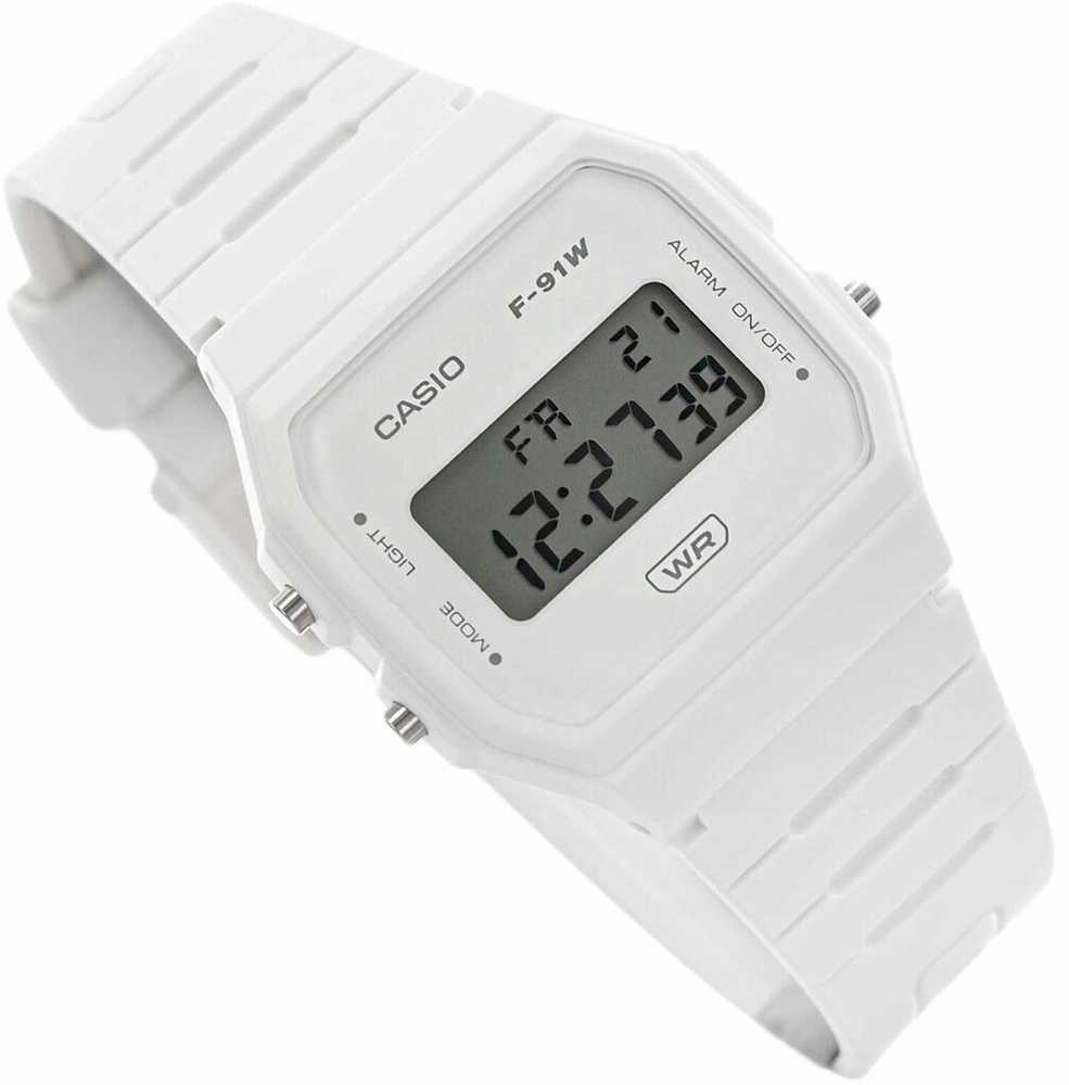 CASIO VYRIŠKAS LAIKRODIS F-91WB-7A + DĖŽUTĖ, modelis - zd102k, žema kaina | Varle.lt