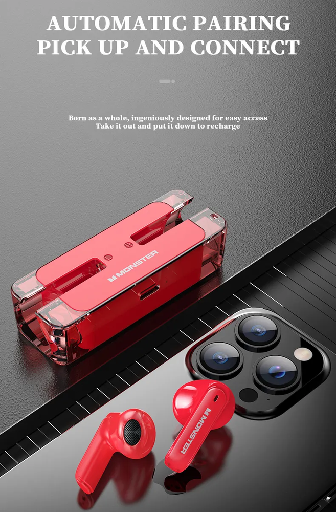 Ausinės MONSTER Airmars XKT08 TWS, žema kaina | Varle.lt