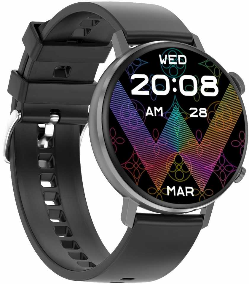 Išmanusis laikrodis DT NO.1 DT88 Max, Grafito spalvos korpusas su juodos spalvos dirželiu, žema ...