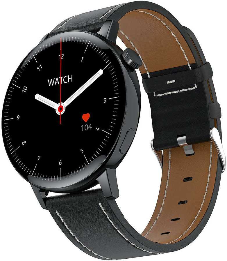 Išmanusis laikrodis Microwear GT3 Mini, Juodos spalvos, žema kaina | Varle.lt