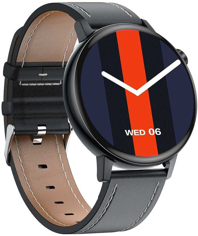 Išmanusis laikrodis Microwear GT3 Mini, Juodos spalvos, žema kaina | Varle.lt