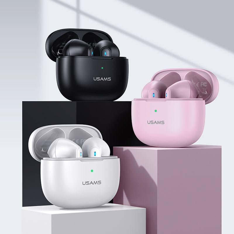 USAMS NX10 ENC TWS belaidės ausinės, baltos, modelis - 6958444978390 ...