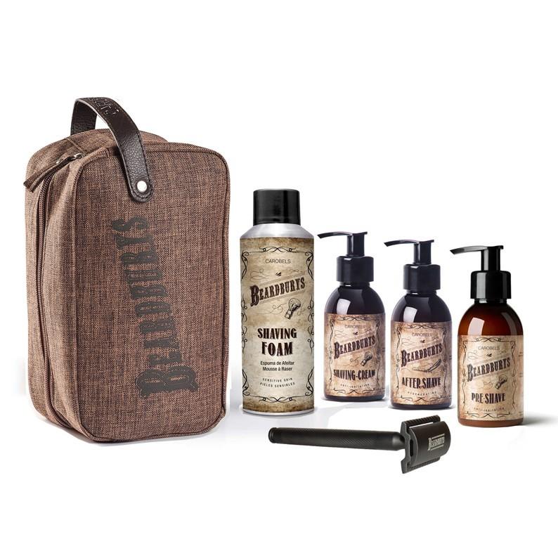 Beardburys Shaving Kit skutimosi priemonių rinkinys su skustuvu, žema kaina | Varle.lt