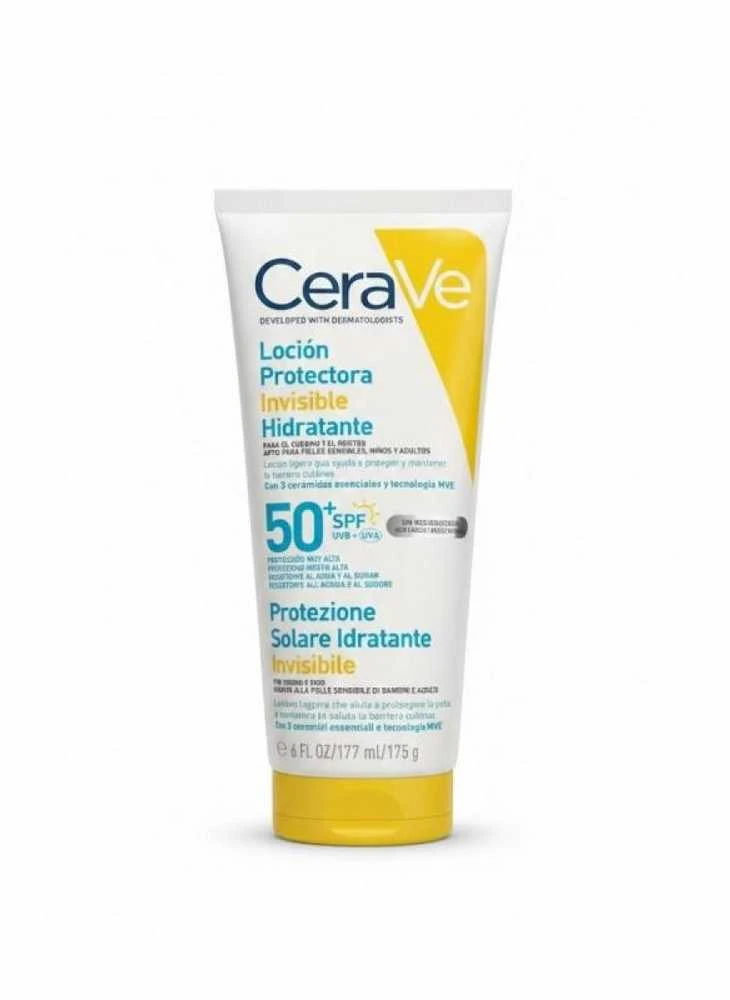 CeraVe Invisible Hydrating Protective Lotion SPF 50+ apsauginis ...
