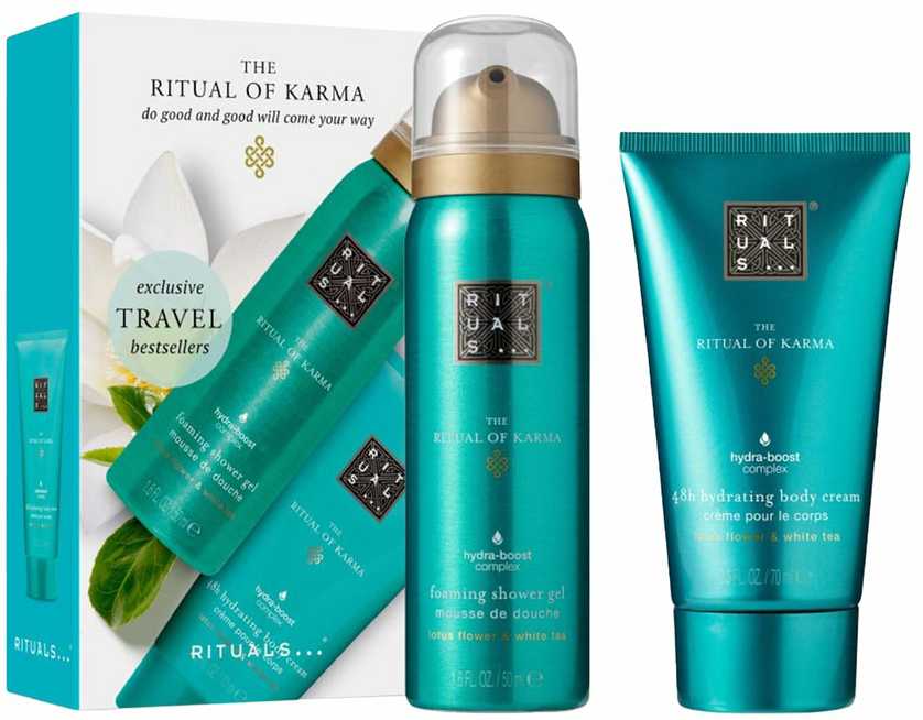 Rituals The Ritual of Karma Travel Set kūno priežiūros rinkinys, žema ...