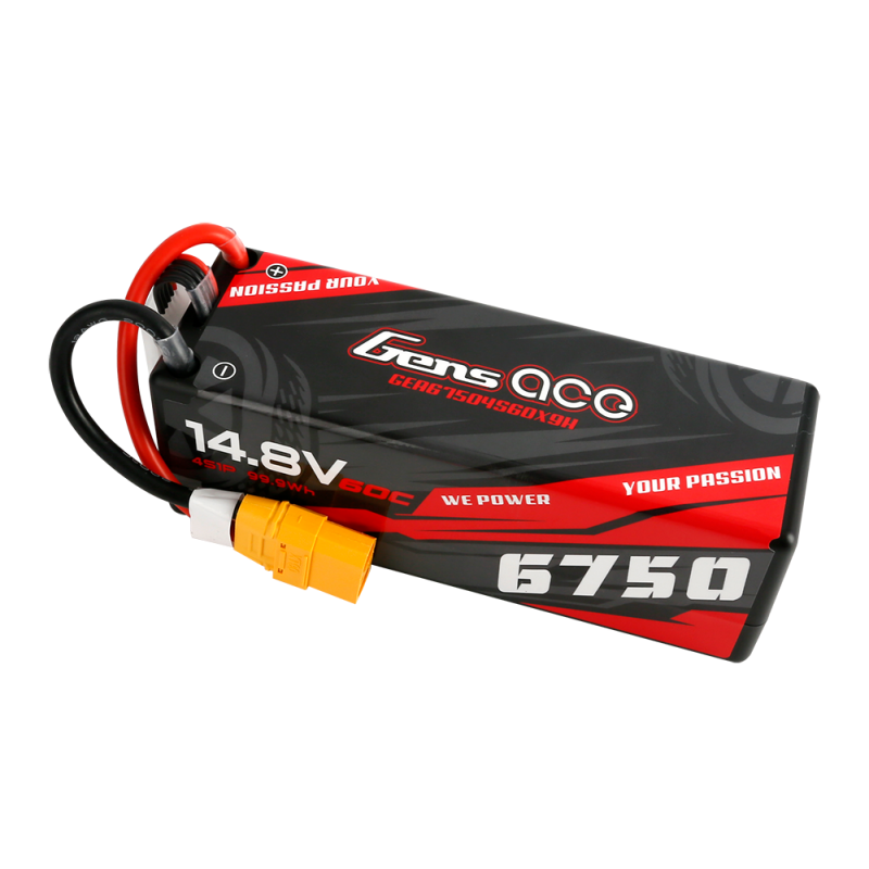 Gens Ace 6750mAh 14.8V 60C 4S1P merevház akkumulátor, žema kaina | Varle.lt