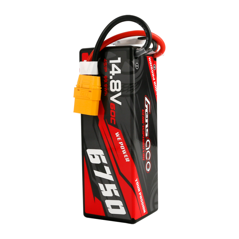Gens Ace 6750mAh 14.8V 60C 4S1P merevház akkumulátor, žema kaina | Varle.lt