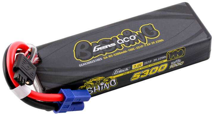 Gens ace G-Tech 5300mAh 7.4V 100C 2S1P Lipo su EC5, modelis - GEA53002S10E5, žema kaina | Varle.lt