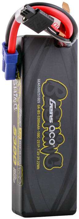 Gens ace G-Tech 5300mAh 7.4V 100C 2S1P Lipo su EC5, modelis - GEA53002S10E5, žema kaina | Varle.lt