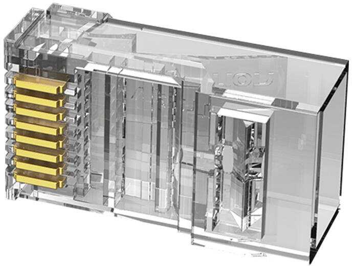 Modulinis RJ45 Cat.6 UTP Connector Vention IDDR0-100 Skaidrus 100 vnt ...