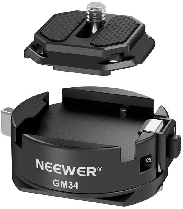 "Neewer GM34 Arca-Swiss" greito atlaisvinimo įtaisas ir plokštelė ...