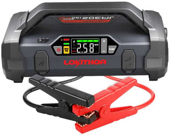 Powerbank / Jump starteris Lokithor JA302, 2500A, kompresorius 10-150 ...