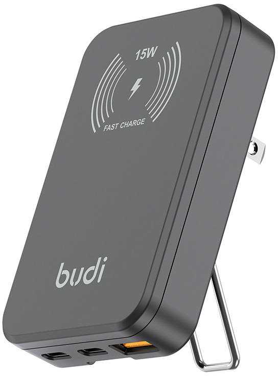 Wireless charger Budi Dual USB 30W, modelis - 336, žema kaina | Varle.lt